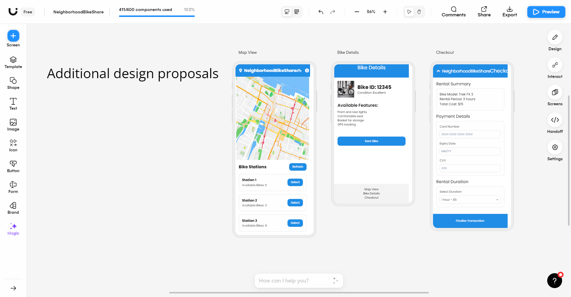 Uizard: Websites und Apps gestalten mit KI – OSKAR.TOOLS